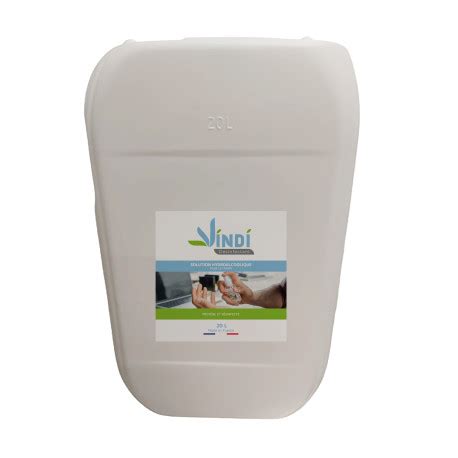 Vindi Désinfectant solution hydroalcoolique bidon de 20L
