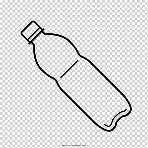 Botella de dibujo para colorear libro de plástico botella ángulo