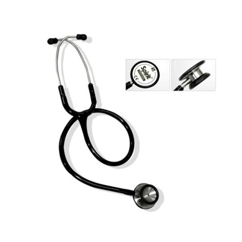 Spirit Majestic Series Adult Dual Head Stethoscope CK 601P Black