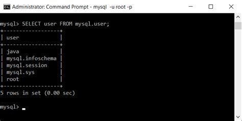 How To Get List Of All Users Present In Mysql Server