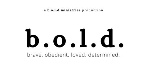 WELCOME TO B O L D B O L D Ministries Channel Trailer YouTube