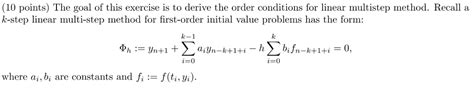 10 points the goal of this exercise is to derive