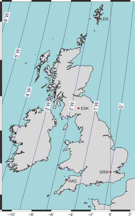 Prime Meridian Map Of Europe