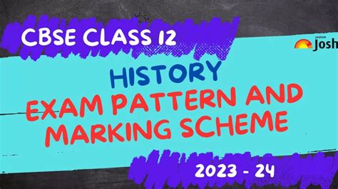 cbse class 12 history exam pattern 2024 with marking scheme and topic wise marks distribution