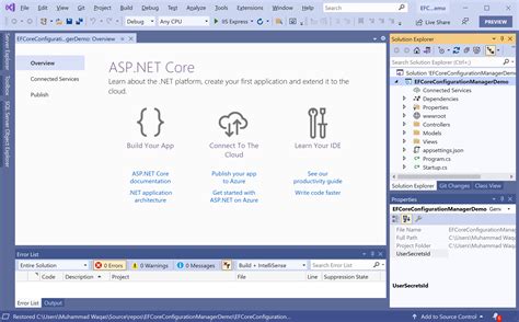 Ef Core Configuration Manager Getting Started Efcore Configuration