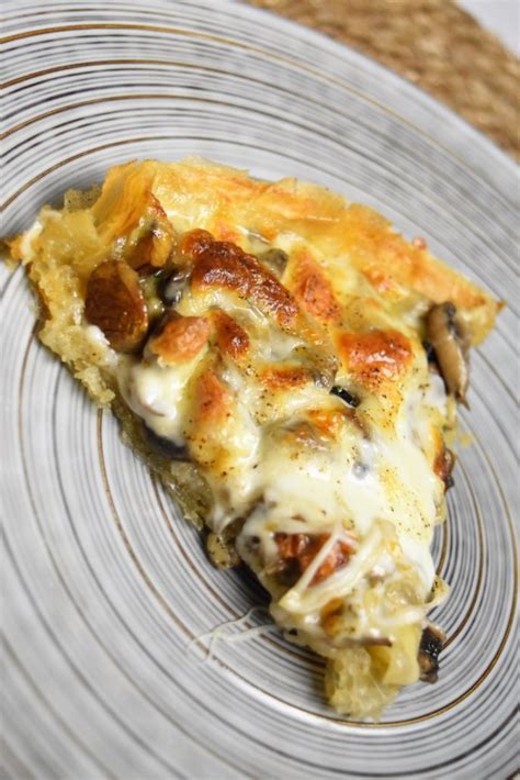 Tarte Croustillante Champignons Mozzarella Cyril Lignac