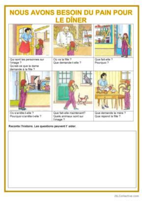 14 Pain Français FLE fiches pedagogiques pdf doc