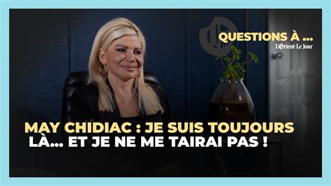 May Chidiac Je suis toujours là et je ne me tairai pas YouTube