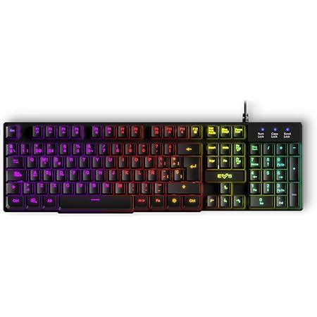EMPIRE GAMING Clavier Gamer Nouveau K300 AZERTY 105 Touches Semi