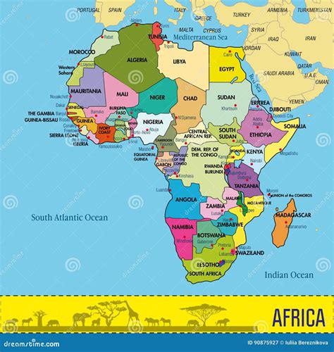 Paises Y Capitales De Africa