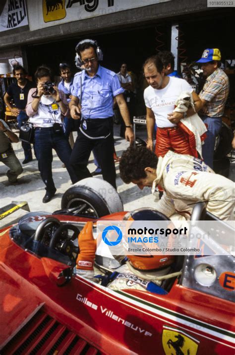 Gilles Villeneuve Ferrari 312T4B In Conversation With Jody Scheckter