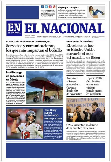 Titulares Al Minuto Stas Son Las Portadas Que Publican Este Martes
