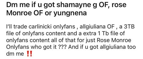 Imma Trade All This For Shamayne Rose Monroe Or Jen Jen Allison Of Content Any 1 For All This