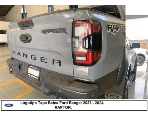Letras Logotipo Ford Ranger Raptor 2023 2024 Tapa Batea En Venta En