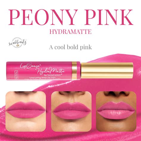 Peony Pink HydraMatte LipSense Swakbeauty