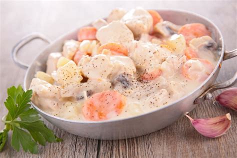 Recette Blanquette De Poulet Au Bleu D Auvergne