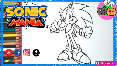 Sonic 2 Dibujos para pintar y colorear fácil paso a paso Dibujos