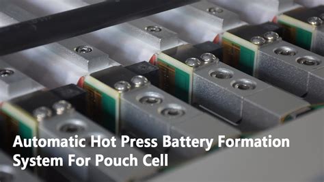 Automatic Hot Press Battery Formation System For Pouch Cell Formation