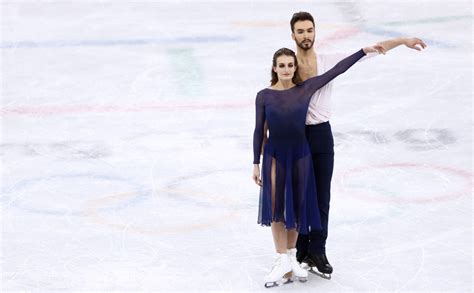 Photo Gabriella Papadakis et Guillaume Cizeron médaillés d argent
