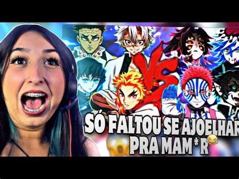 REACT Luas Superiores VS Hashiras Combate De Rimas Prod Micael