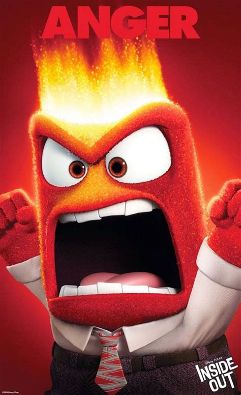 Inside Out Character Profiles Anger Joy Disgust Fear And Sadness