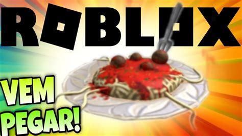 COMO PEGAR PROMOCODE chapéu Cabeça de macarrão GRÁTIS NO ROBLOX ITEM
