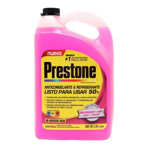 PRESTONE ANTICONGELANTE ROSA 50 GALÓN The Home Depot México