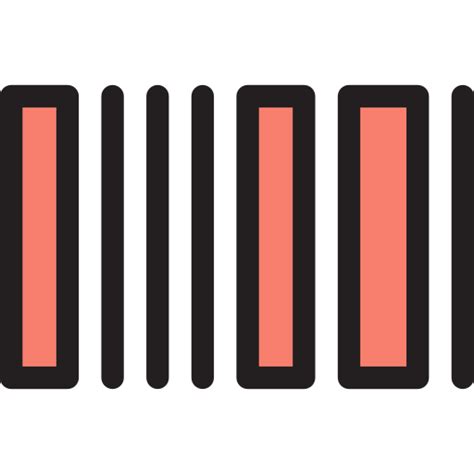 Icono De C Digo De Barras Detailed Rounded Lineal Color