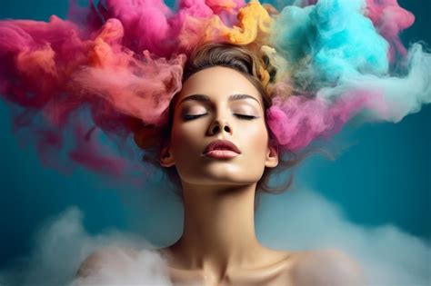 Premium Ai Image Generative Ai Portrait Dreamy Stunning Amazing Woman