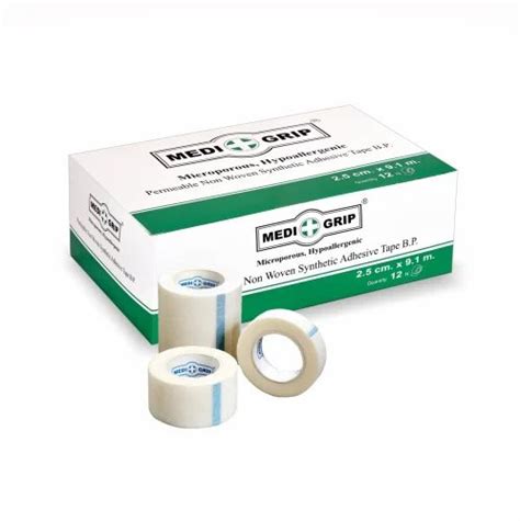Medigrip Permeable Non Woven Synthetic Adhesive Tape B P Microporous