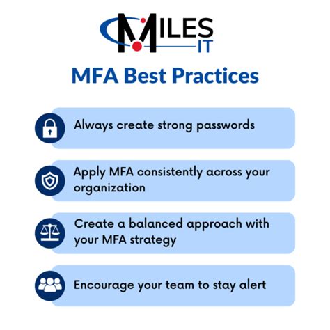 best practices for multi factor authentication mfa