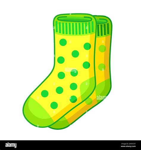 Polka Dot Socks Clip Art