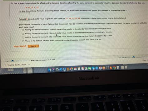 Solved In This Problem We Explore The Effect On The Chegg
