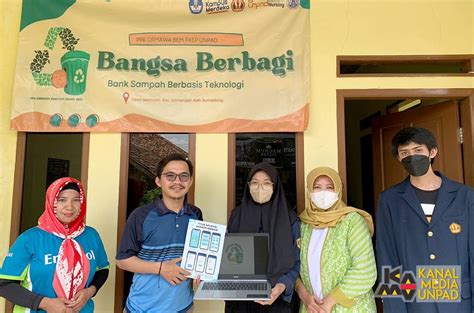 Mahasiswa Fkep Unpad Atasi Permasalahan Sampah Melalui Aplikasi