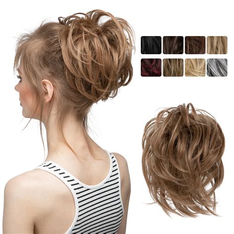 Syntetyczne Elastyczne Roztrzepany Kok Sztuczne W Osy Chignon Kr Cone