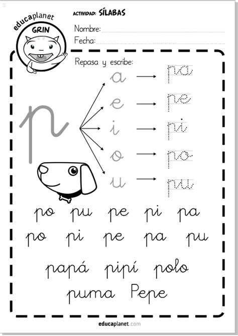 Silabas Directas 29 Fichas Lectoescritura GRATIS Para Infantil Y