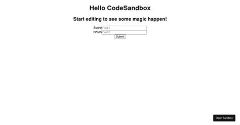 Test Google Forms Codesandbox