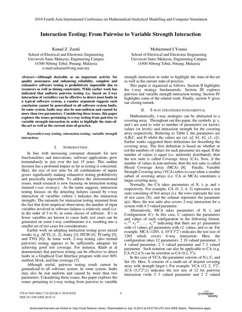 pdf interaction testing from pairwise to variable strength interaction