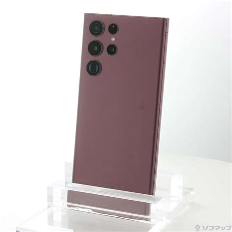 中古Galaxy S22 Ultra 256GB バーガンディ SCG14 auロック解除SIMフリー 2133044314609