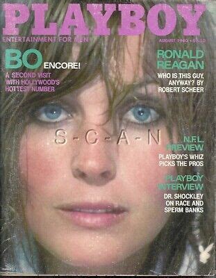 Original Vintage Nude Magazine Playboy Bo Derek Aug 1980 EBay