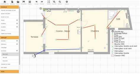 Plan électrique et schéma électrique d une maison avec le logiciel
