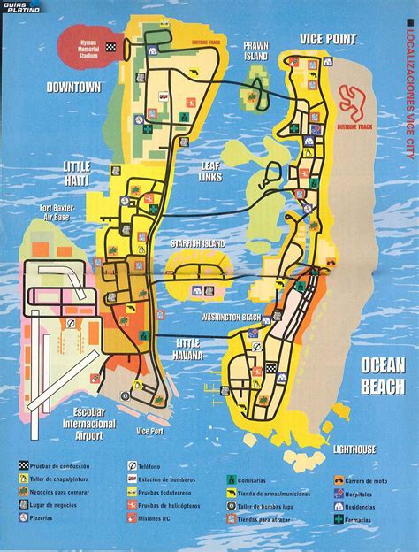 GTA Vice City Mapas De La Ciudad