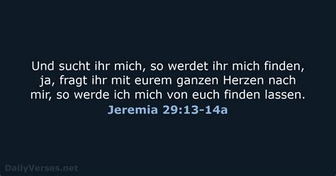 Jeremia 29 13 14a Bibelvers ELB DailyVerses Net