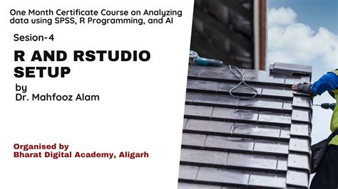 Session 4 Installing And Setting Up R And RStudio By Dr Mahfooz YouTube