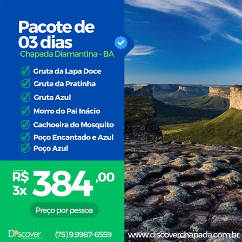 Pacote R Veillon Chapada Diamantina Chapada Diamantina Bahia