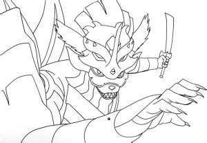 35 Desenhos Do Kurama Para Imprimir E Colorir Pintar