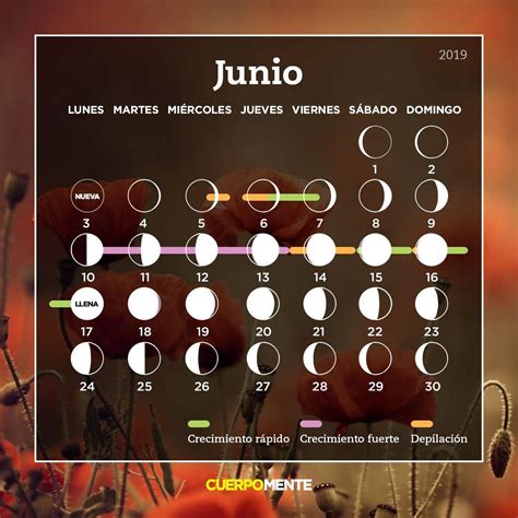 Calendario Lunar Junio Calendario Gratis