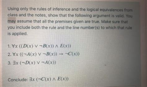 solved using only the rules of inference and the logical