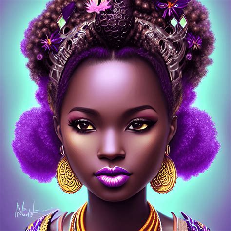African Princess Graphic · Creative Fabrica
