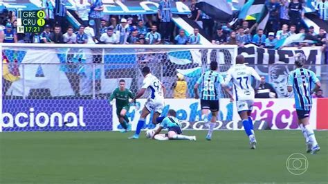 Grêmio x Cruzeiro Melhores Momentos do 1º Tempo futebol ge